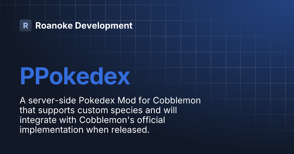 PPokedex | Roanoke Development