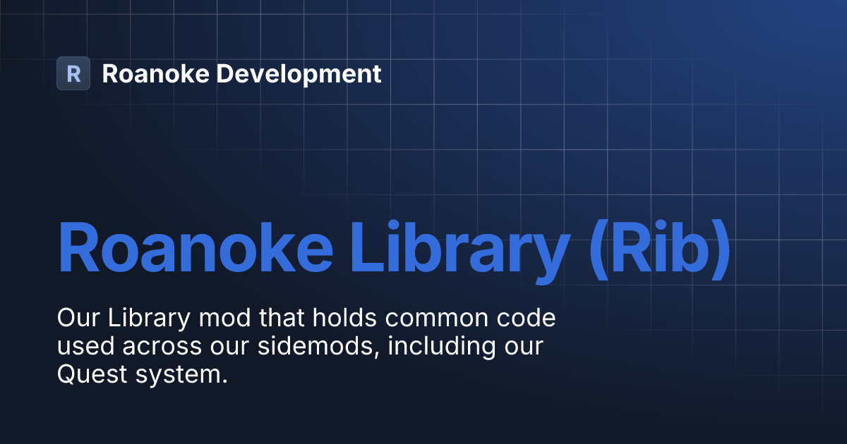 Roanoke Library (Rib) | Roanoke Development